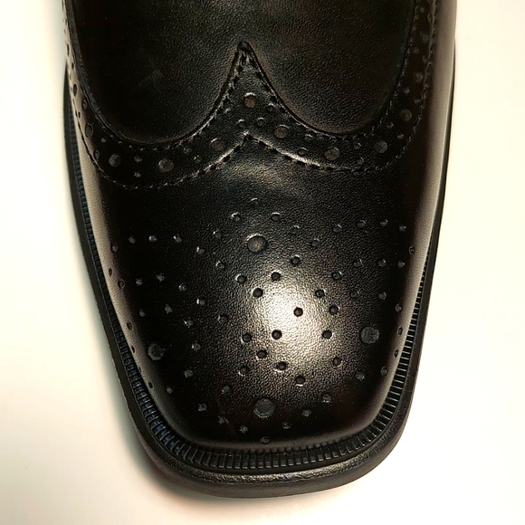 Shoes | Mens Black Wingtip Dress Shoes 15 | Poshmark